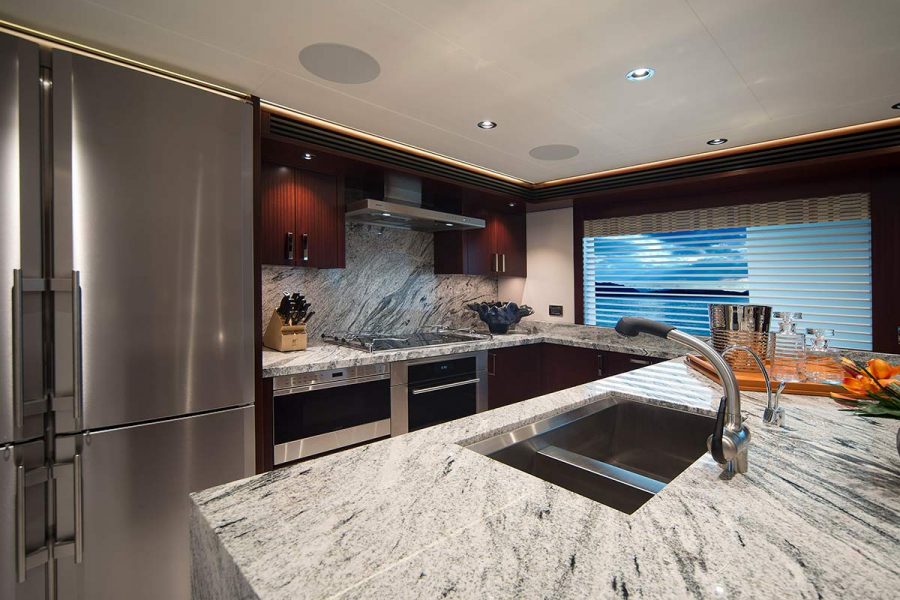 Yacht Galley Design | Yacht Interiors | Ft. Lauderdale Florida